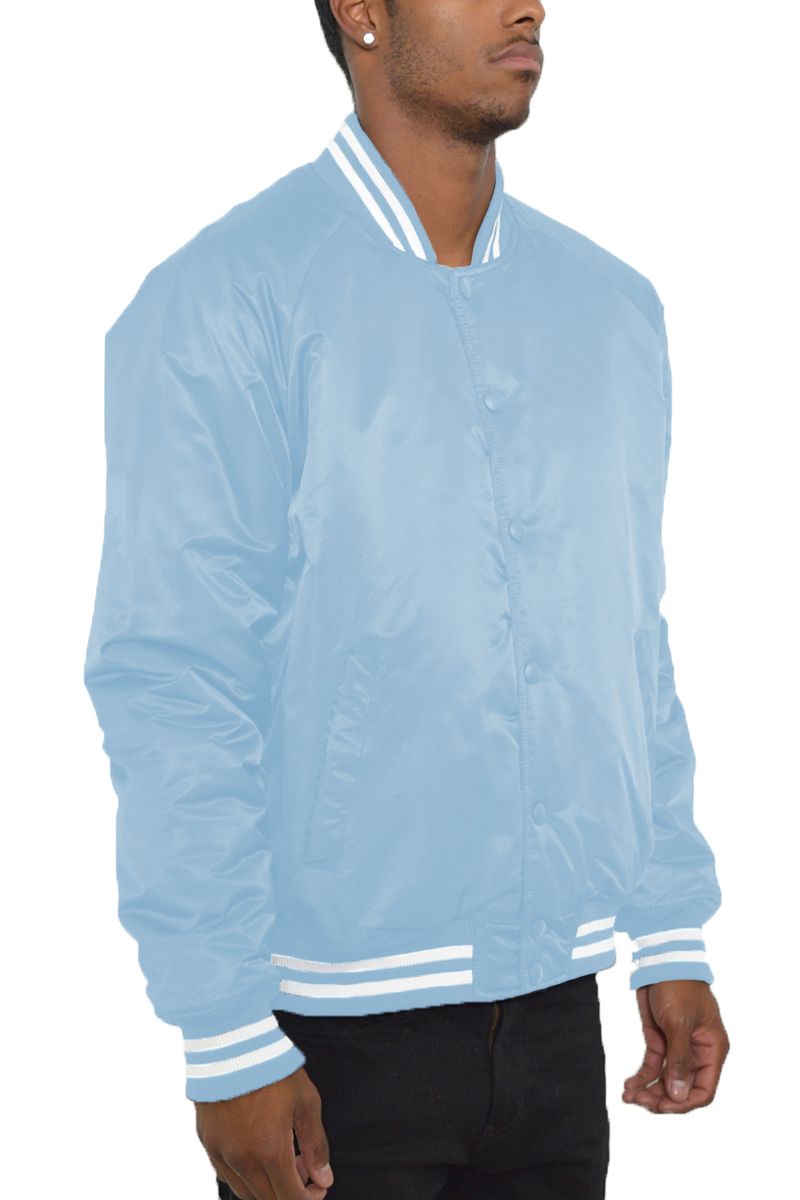 WEIV Classic Varsity Windbreaker BJ187-SKYBLUE - Karmaloop