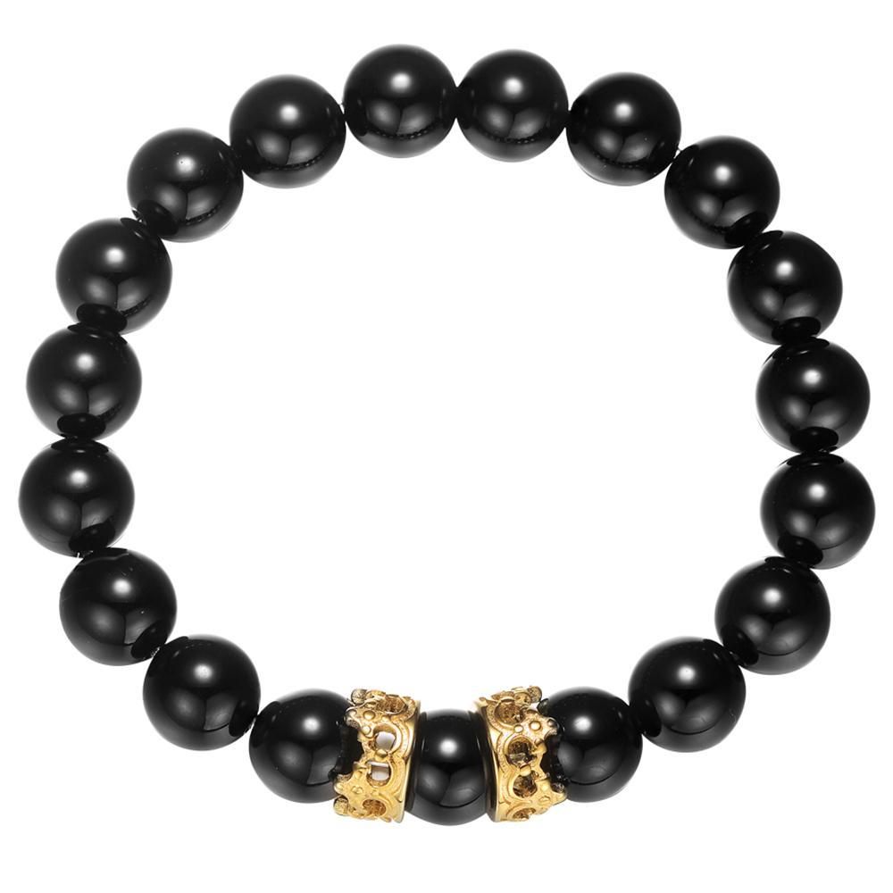 MISTER Prince Bead Bracelet Gold BBPRINCE-G-GOLD - Karmaloop