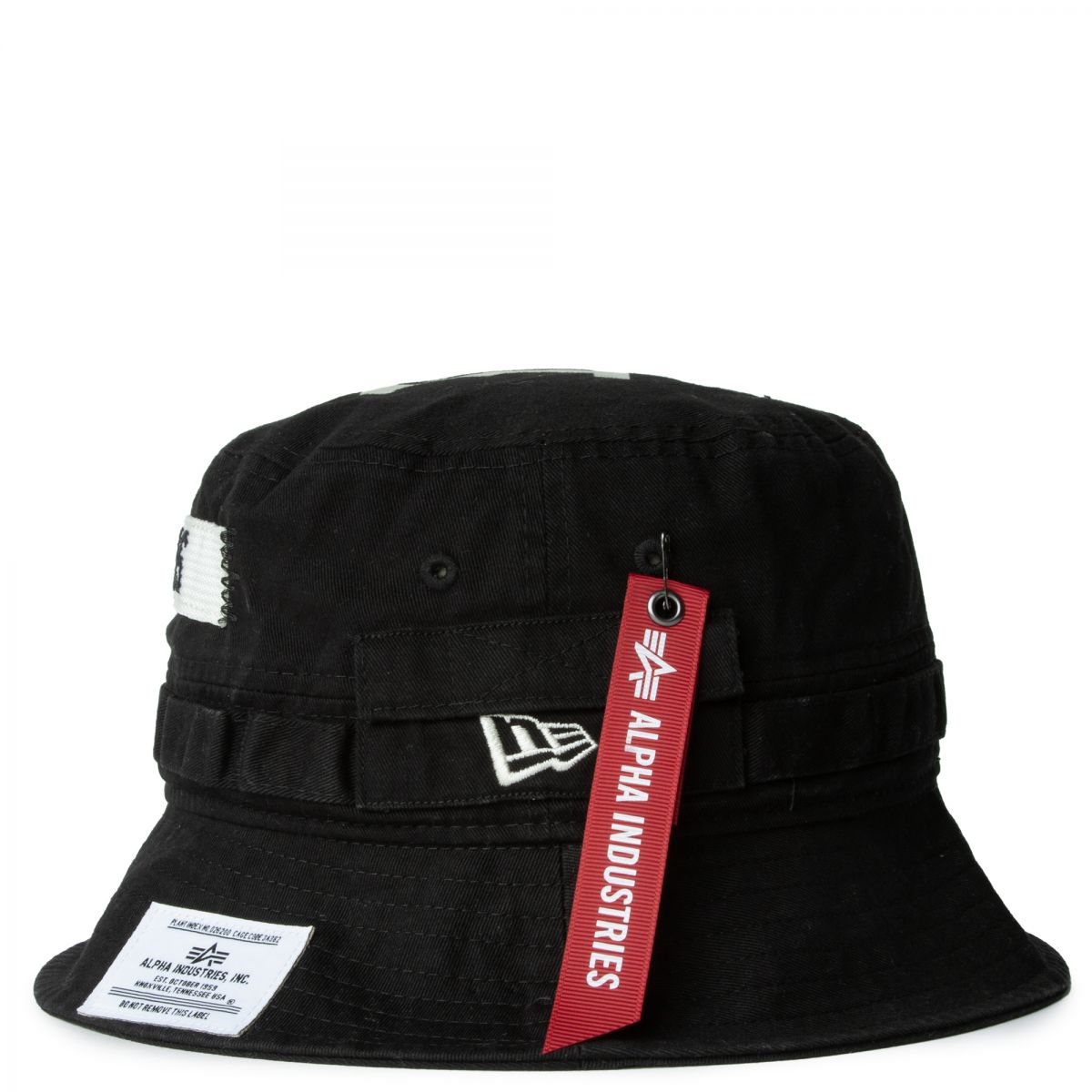 NEW ERA CAPS LA Dodgers Alpha Industries X MLB Black Bucket Hat ...