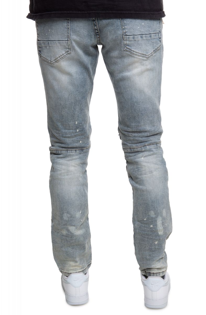 SMOKE RISE Sean Knee Panel Jeans JP20223-TFFYBL - Karmaloop
