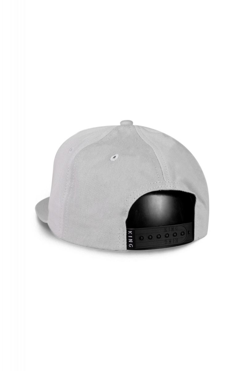 KING APPAREL Legacy Snapback Cap - Stone Grey SS23-LECST-OS - Karmaloop