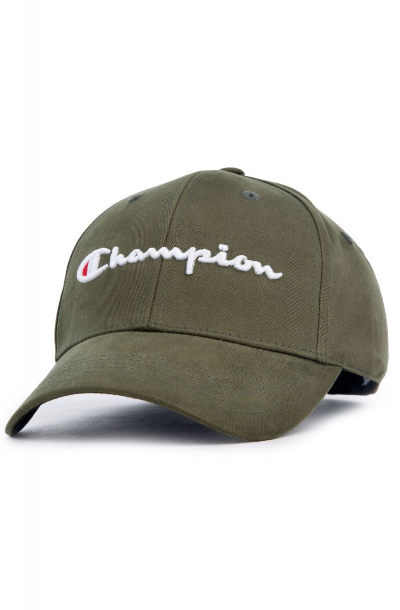 CHAMPION The Classic Twill Dad Hat in Hiker Green H0543-UGA - PLNDR