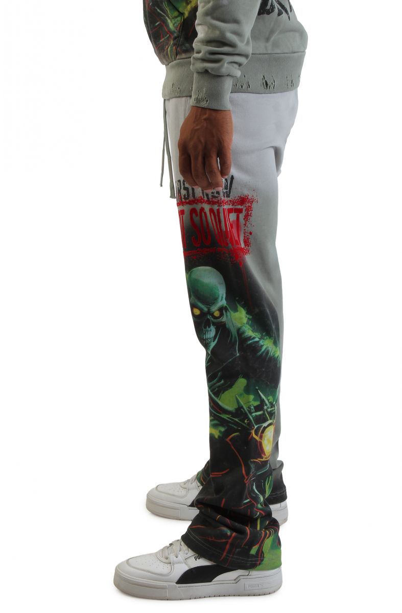 FIRST ROW Caution Not So Quiet Ghost Rider Flare Jogger FRB2491-MOSS ...