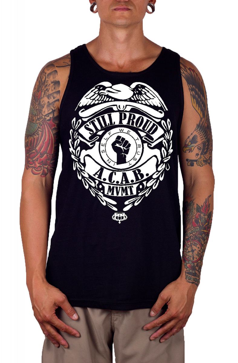 STILL PROUD ACAB Black Tank-Top 0000SP-33 - Karmaloop