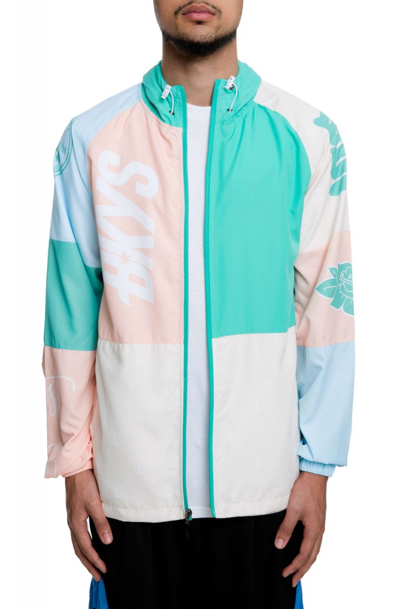 BLK KEYS The Internationalist Windbreaker in Mint BKJ800-MINT - Karmaloop