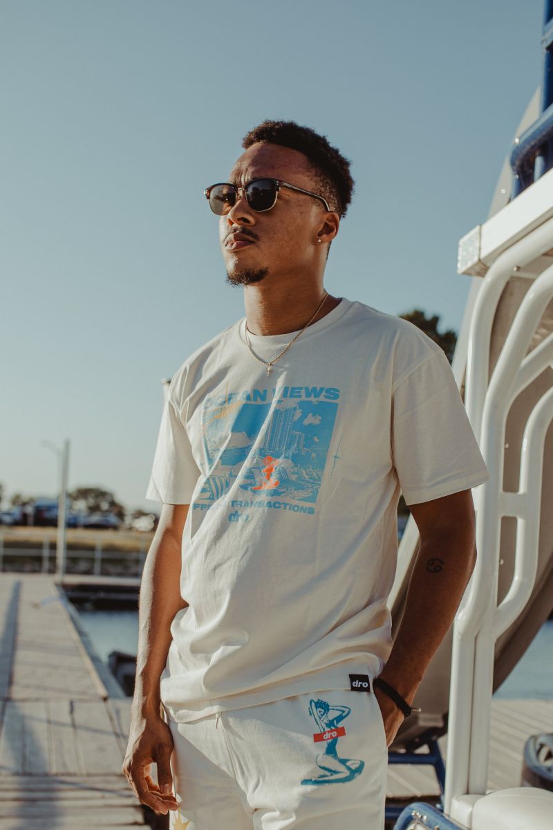 DRO Beach Club Shorts - Ecru SHORTS-BEACHCLUB-PETROL-ECRU - Karmaloop