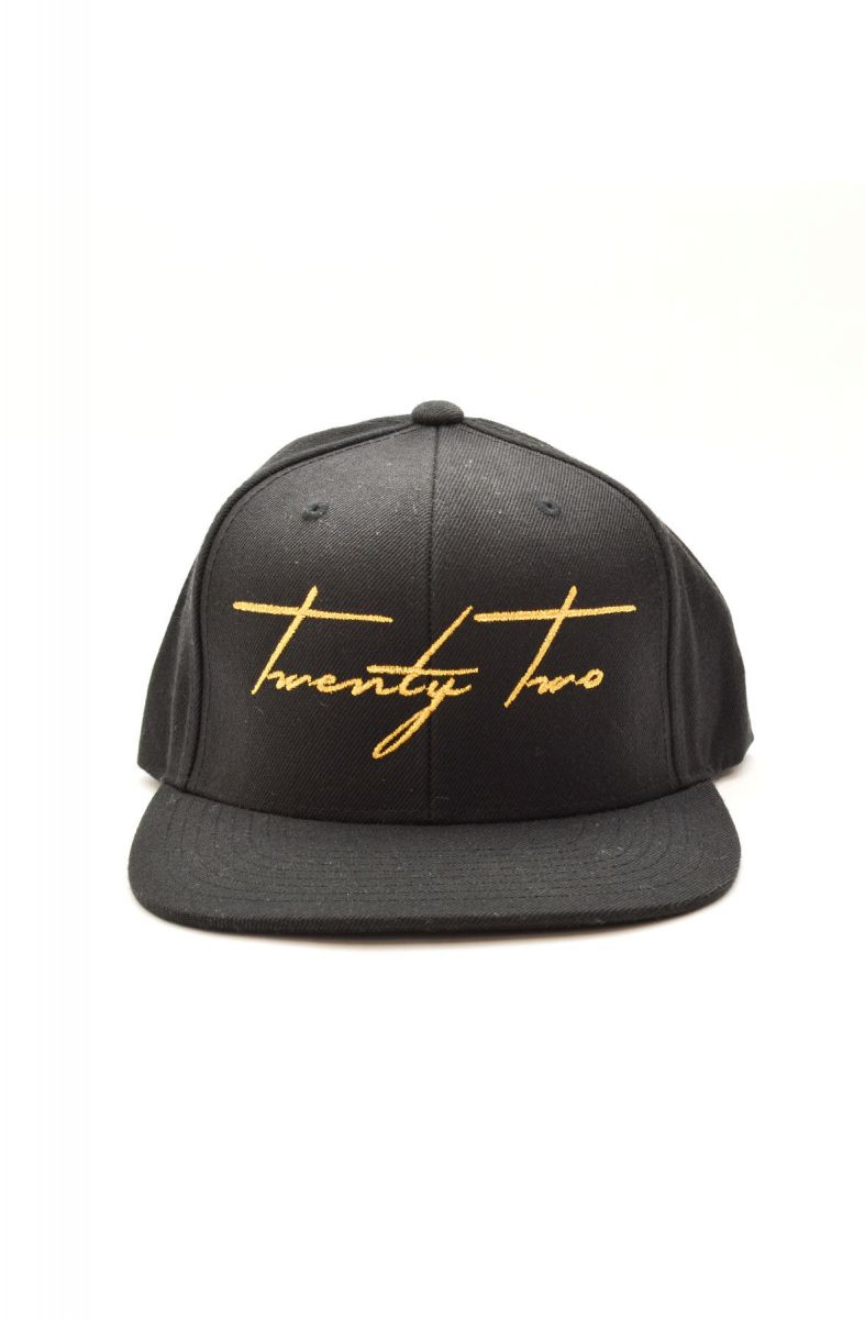 SPOILED PEASANTS Signature Snapback in Black and Gold TG22-SS-BG ...