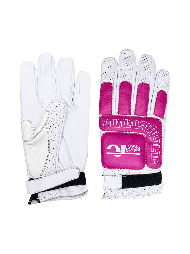 JT RACING Vintage Racing Glove - Pink and White VTGL-4 - Karmaloop