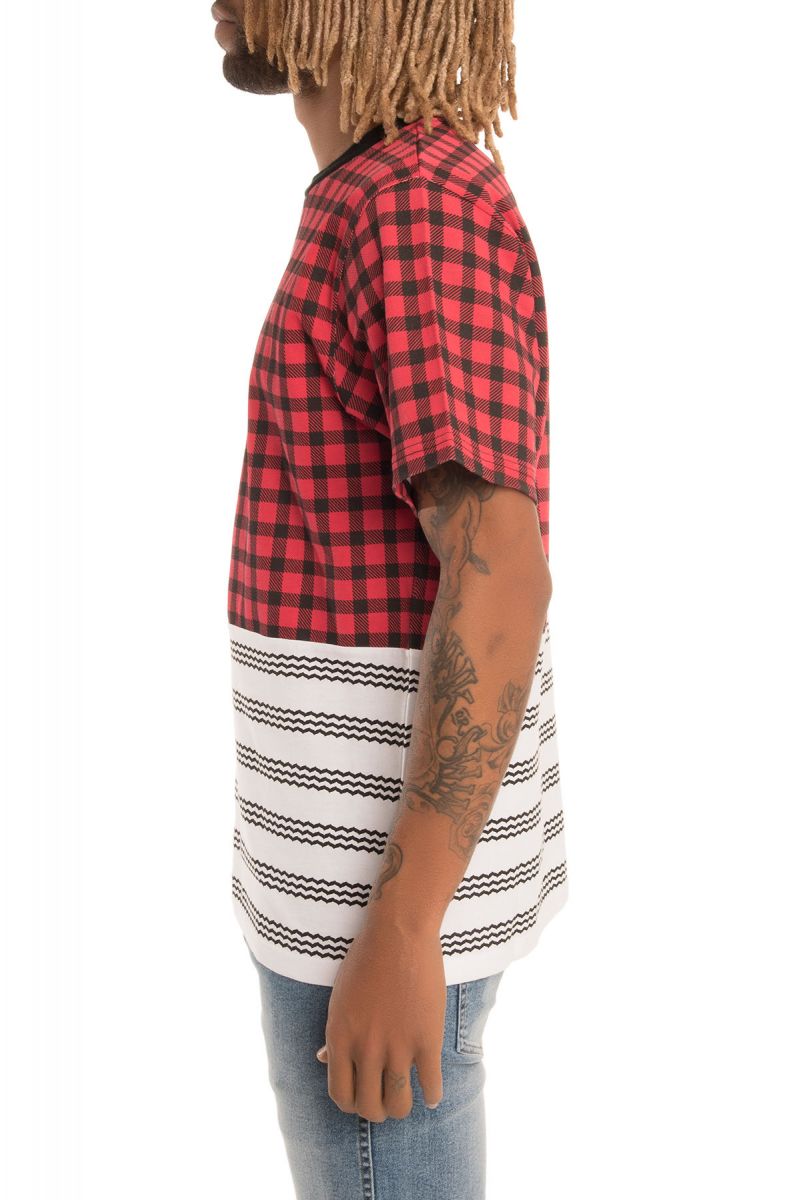 BLACK SCALE The Kaskar Tee in Red BS-SK028-RED - Karmaloop