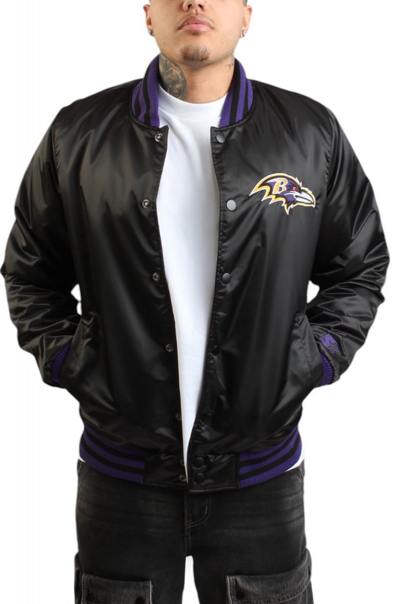 STARTER NFL Baltimore Ravens Varsity Jacket LS40B494 RAV - Karmaloop
