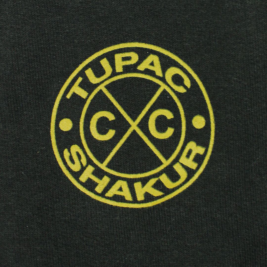 CROSS COLOURS Tupac Praying Hands Crewneck - Black T80323TPR-BLK-BLACK ...