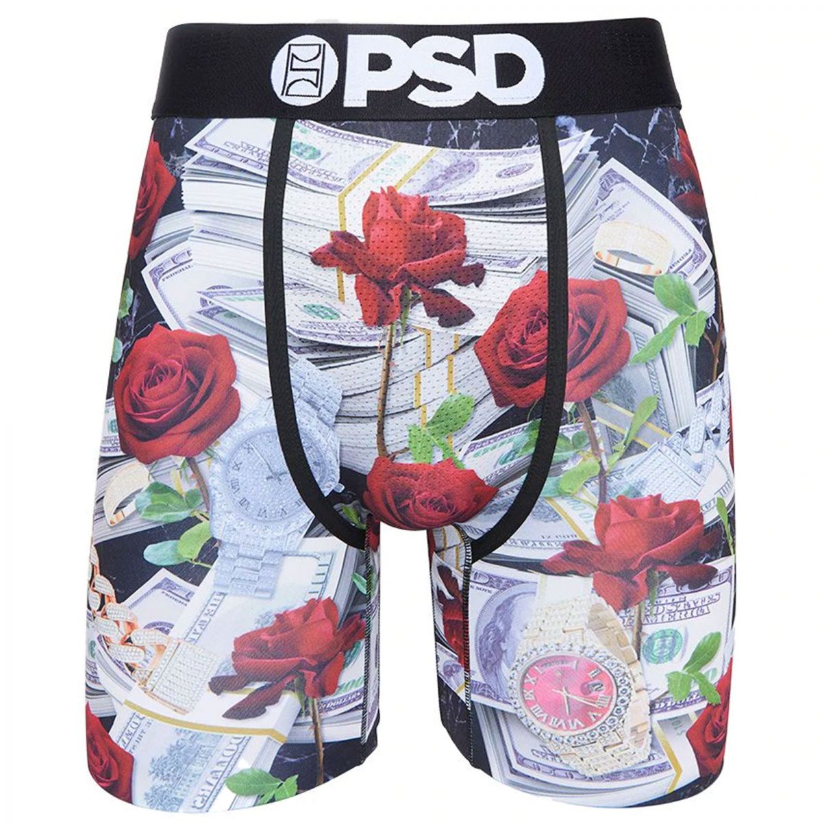 PSD UNDERWEAR Funds & Roses Boxer Briefs 122180030 - Karmaloop