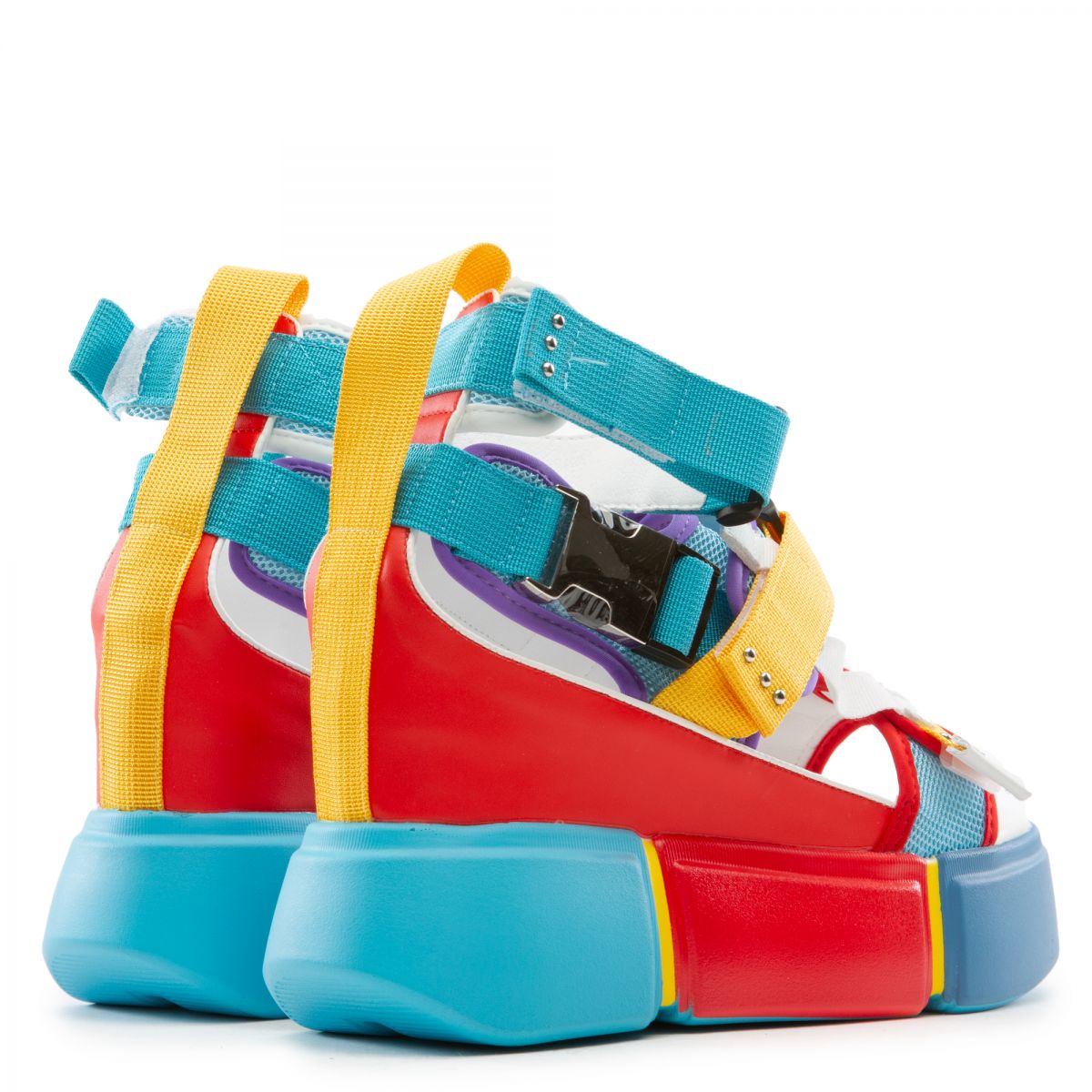 ANTHONY WANG Cranberry-02 Platform Sandals CRANBERRY-02-MLT - Karmaloop