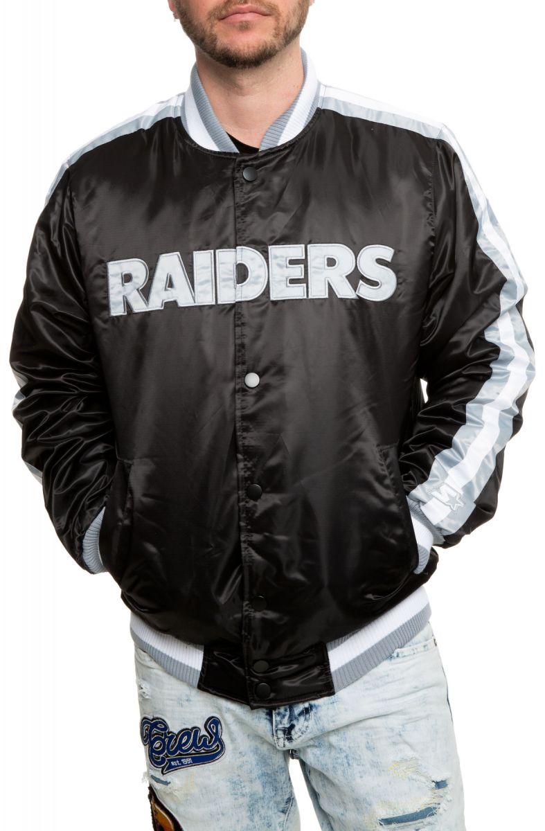 STARTER Oakland Raiders Varsity Jacket LS900061-RAD - Karmaloop