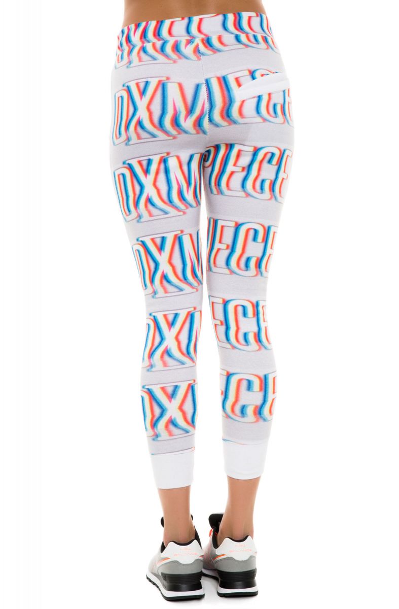 Dimepiece La The Blurred Logo Sweatpants In Multi C14ba02 Mul Plndr