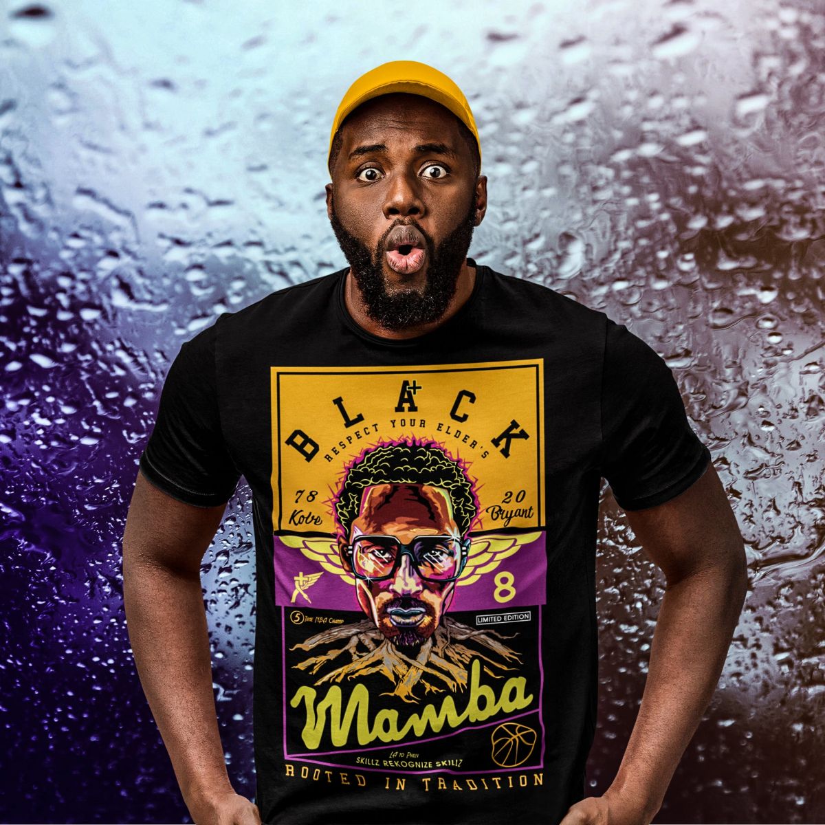 SKILLZ REKOGNIZE SKILLZ Mamba LA" Limited Edition Uni-Sex Tee SKLLZREK ...