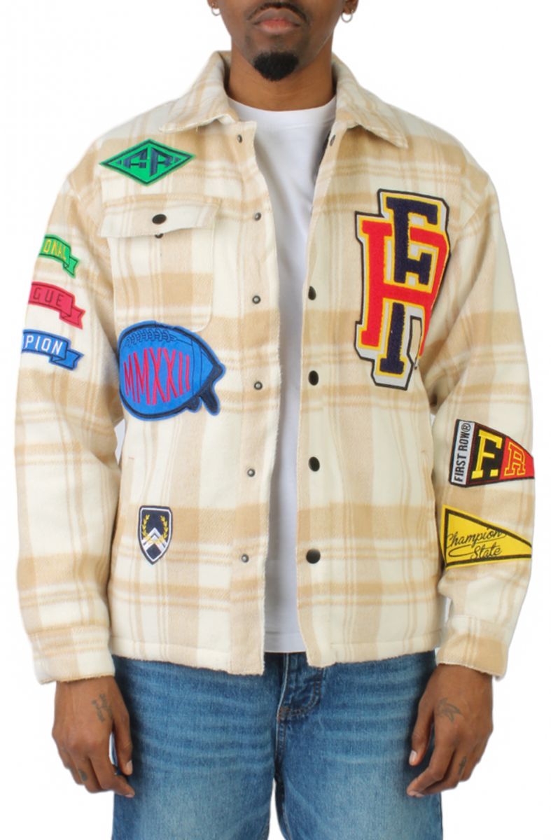 FIRST ROW Plaid Jacket FRJ2053 - Karmaloop