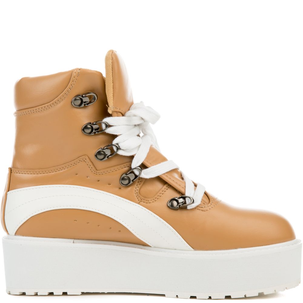 CAPE ROBBIN Cape Robbin Trixi-1 Women's Nude Platform Sneaker TRIXI-1 ...