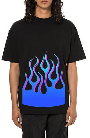 COOPER 9 Blue Flame Black Tee 1916009 - Karmaloop