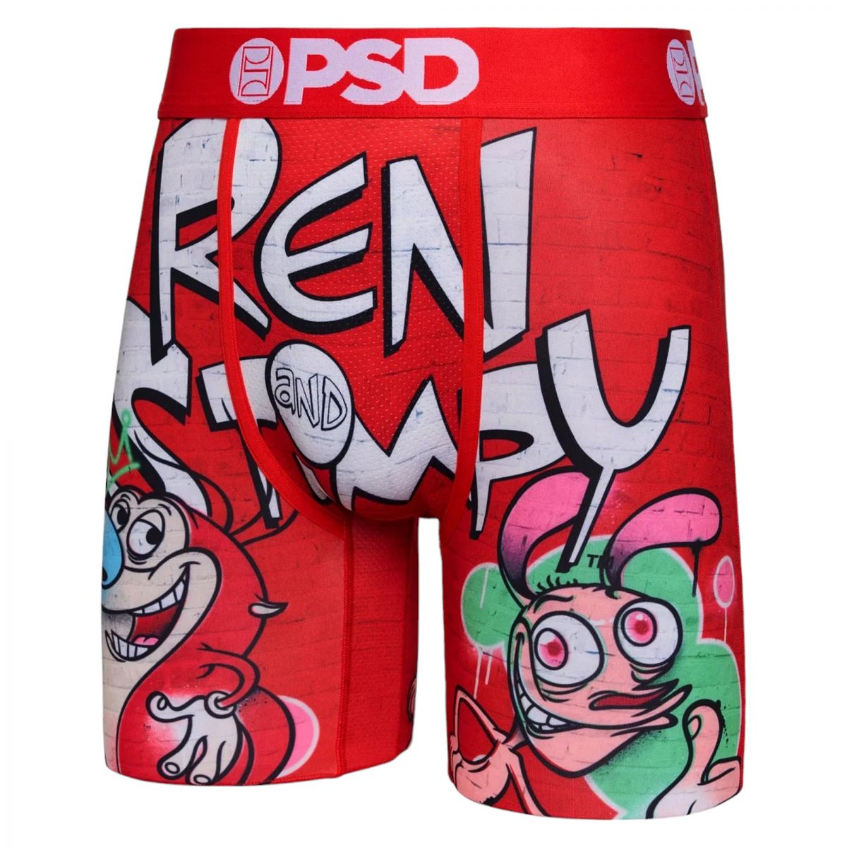 PSD UNDERWEAR Ren & Stimpy Graffiti Boxer Briefs 124180080 - Karmaloop