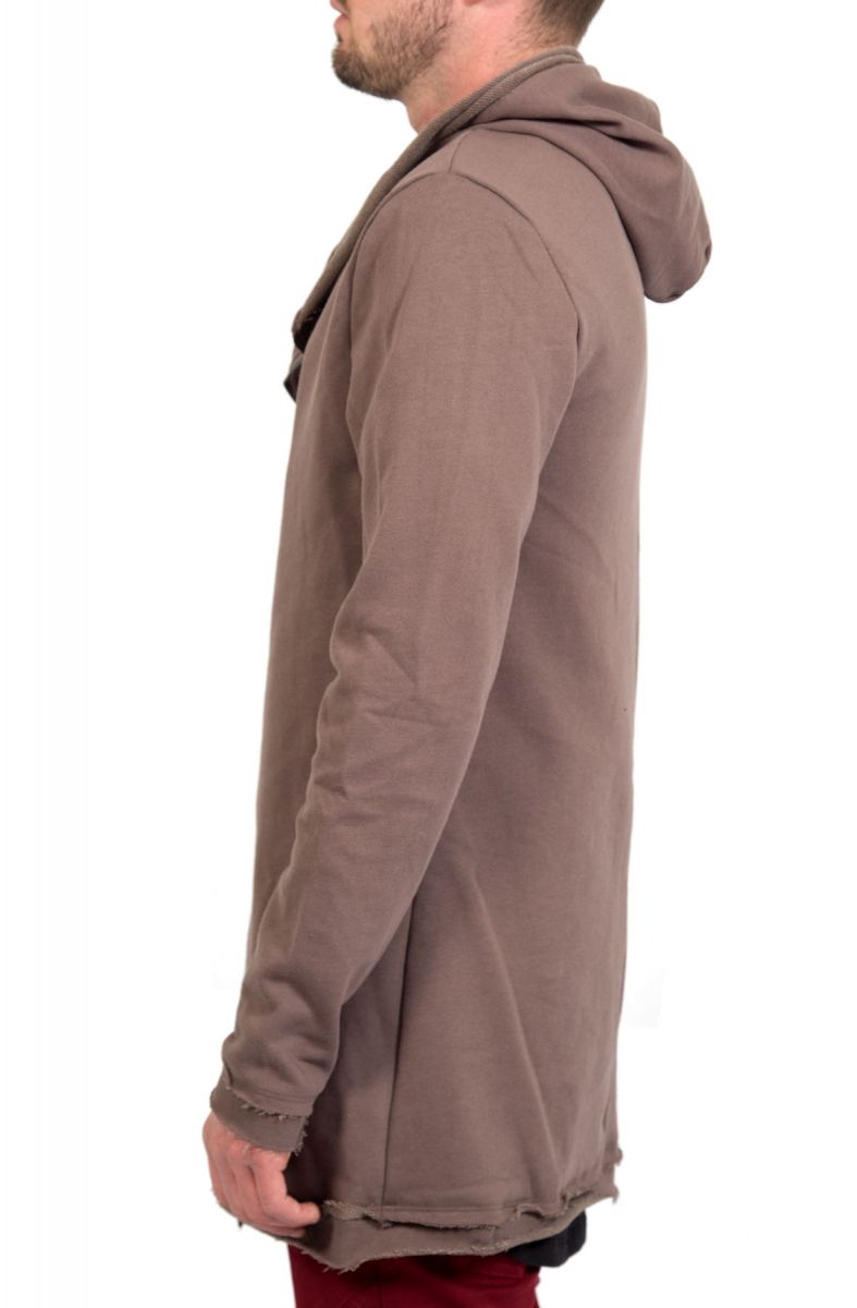 SPOILED PEASANTS Offset Zipper Jacket in Tan TG22-1-20-1000 - Karmaloop