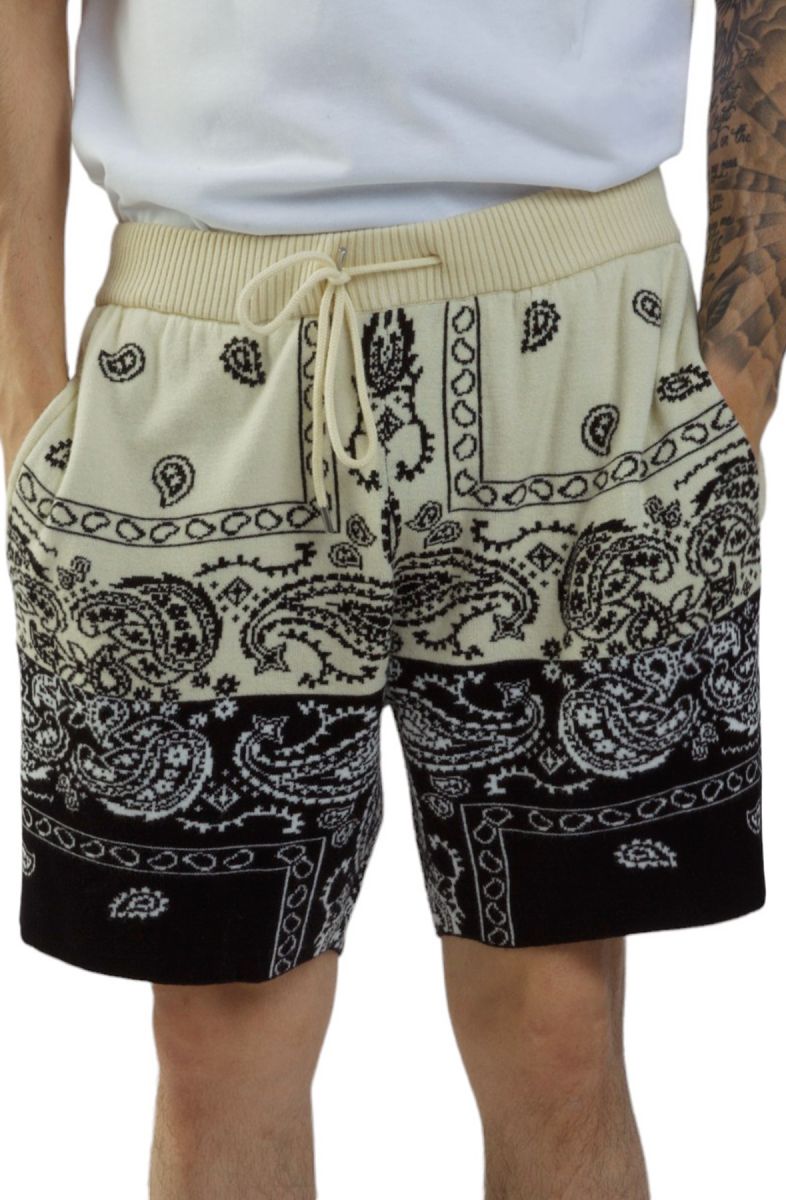 FBRK Paisley V2 Knit Short 941-951-CRM - Karmaloop