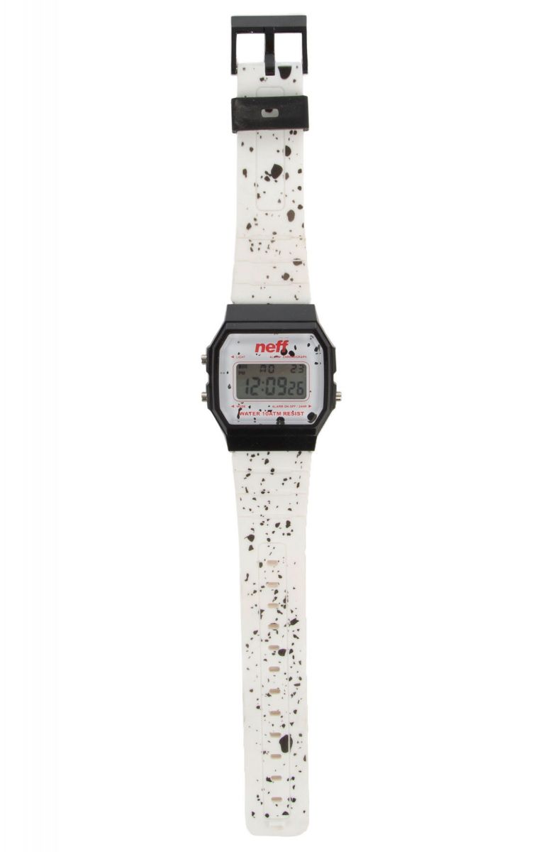 NEFF The Flava XL Watch in White and Black NF0226-WHTBLK - Karmaloop