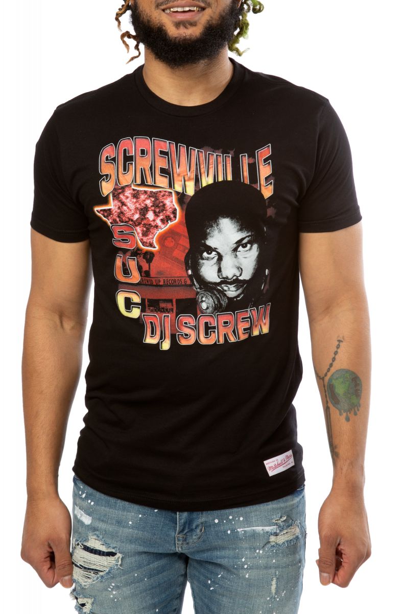MITCHELL & NESS DJ Screw 1.5 S.U.C Rap Tee BMTRDX21037-CLBBLCK - Karmaloop