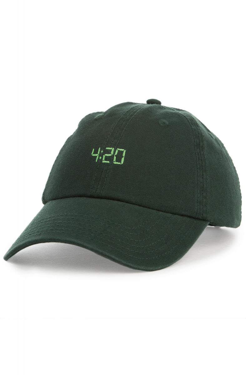 CAST SHADOW The 420 Dad Hat in Dk.Green CSFA17420-DGN - PLNDR