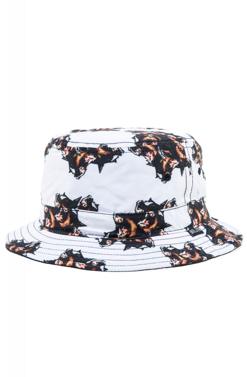HALL OF FAME The Crime Bucket Hat in White HOF-HOL-13 - PLNDR