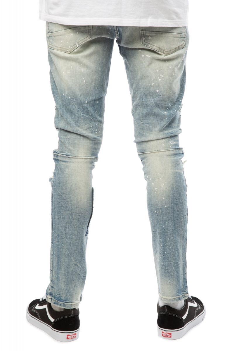 SMOKE RISE Chevron Jeans SJP21152-CAN - Karmaloop