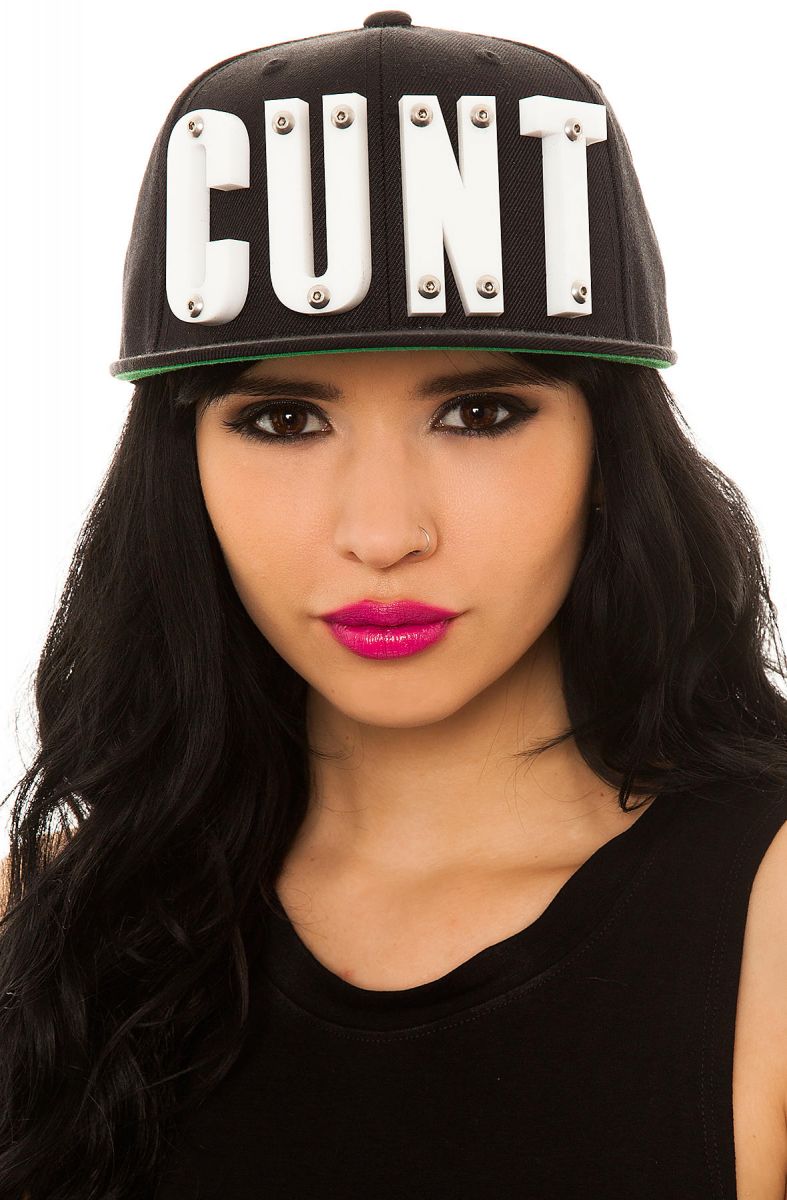 ADEEN Snapback C.U.N.T. in Black