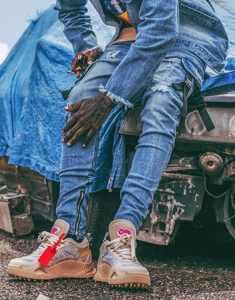 THE HIDEOUT CLOTHING Blessed Denim Jeans HDTCLTHNG-943083 - Karmaloop