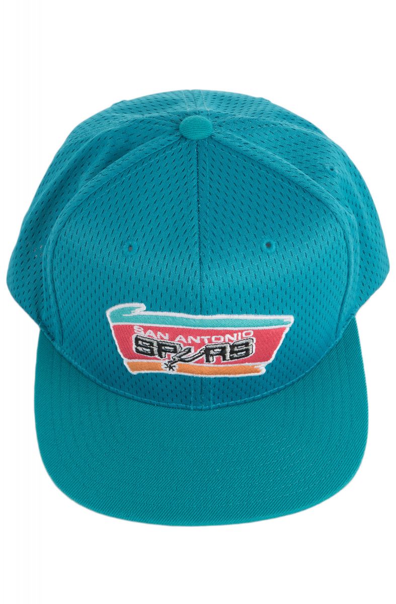 MITCHELL & NESS The San Antonio Spurs Jersey Mesh Snapback VQ49ZTPF ...