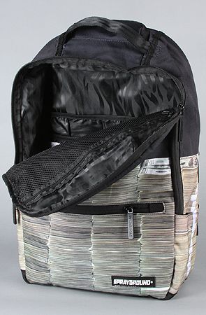 The Money Stacks Backpack in Black
