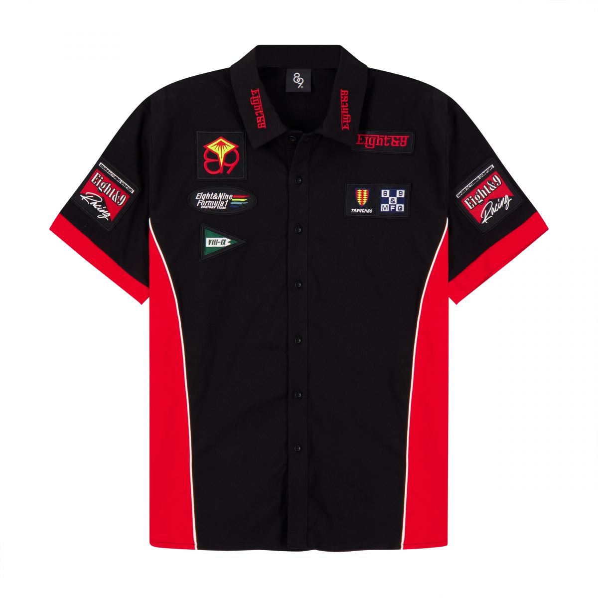 8&9 MFG CO. Gears Pit Crew Shirt Black BUGEABLK-BLACK - Karmaloop