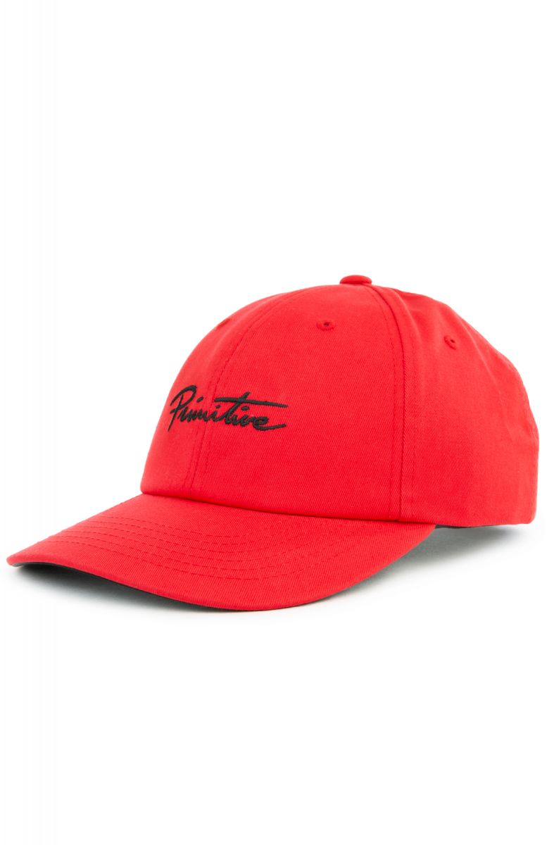 PRIMITIVE The Nuevo Script Dad Hat in Coral PA218H60-COR - PLNDR