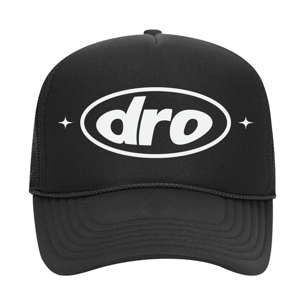 DRO Mid Profile Trucker Hat Black TRUCK-LOGO-BLACK - Karmaloop