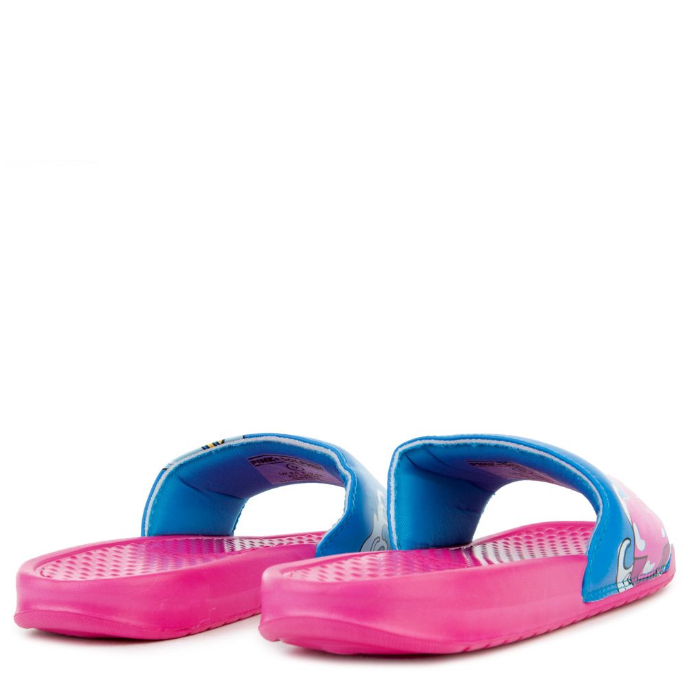 PINK DOLPHIN Portrait Slides in Pink US11977PSPI - Karmaloop
