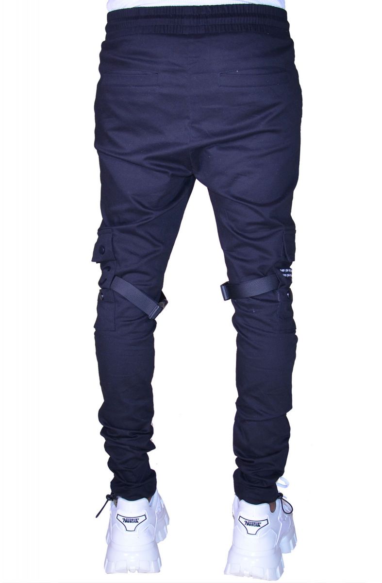 HIDEOUT Sp20-12 - Electric Cargo Pants Joggers (Black) SP20 ...