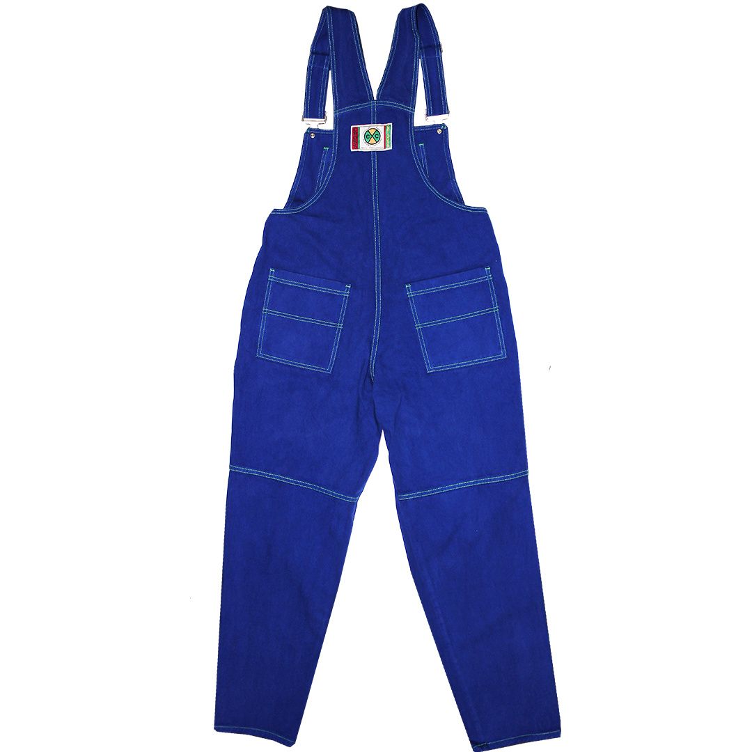 CROSS COLOURS Classic Brushed Twill Overalls - Cobalt Blue C50025-BLU ...