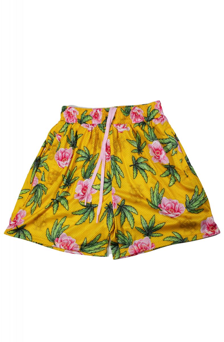 STAY WINNING Hippie Hoop Shorts (Yellow) SW-0368 - Karmaloop