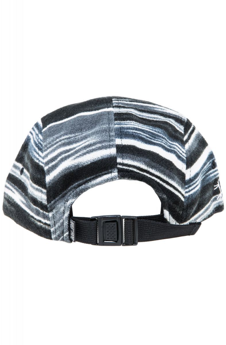 HALL OF FAME The Baha Camp Cap in Black & White HOF-SUMMER14-17 - PLNDR