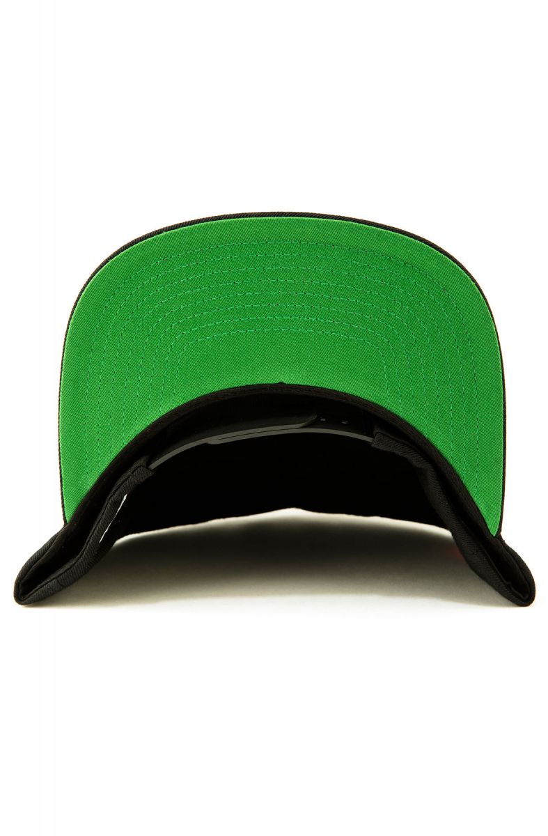 BLACK SCALE The Old Glory Snapback in Black BSSP16-BSHW062-BLK - PLNDR