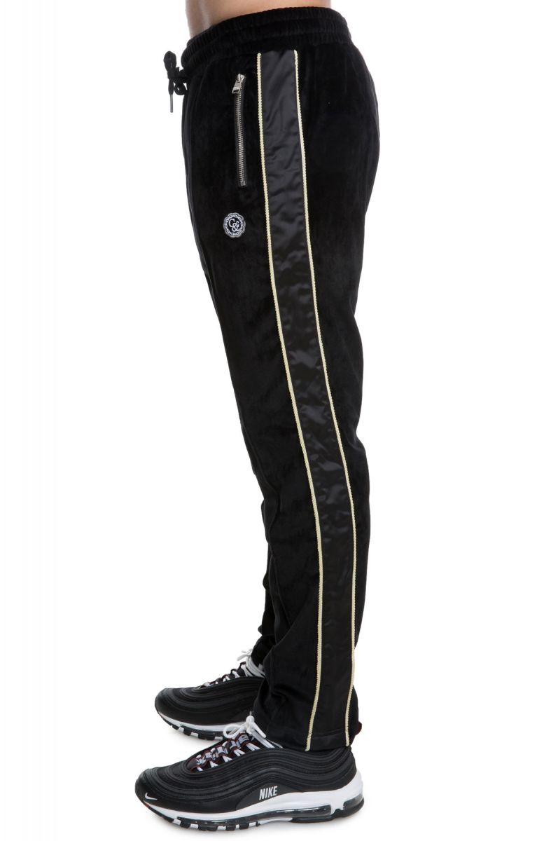 CROOKS AND CASTLES The C&C Chain Track Pants in Black C1870605 - Karmaloop