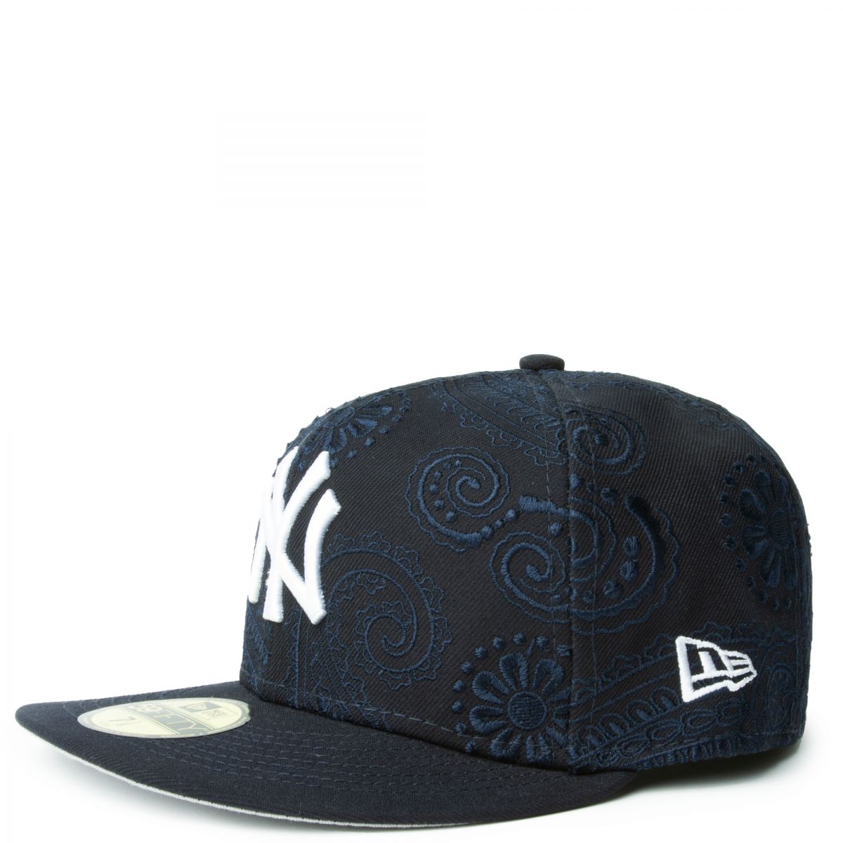 NEW ERA CAPS New York Yankees MLB Swirl Blue 59FIFTY Fitted Hat ...