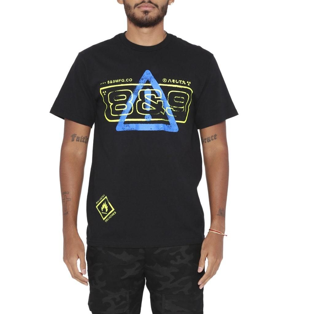 8&9 MFG CO Alert T Shirt Black SSALBLK - Karmaloop