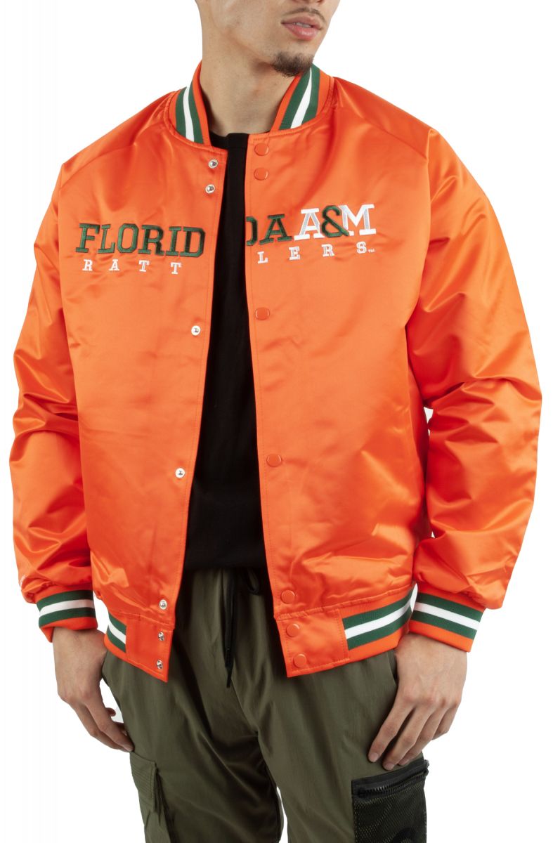 MITCHELL & NESS FAMU Satin Varsity Jacket STJKSC19071-FAMORAN - Karmaloop