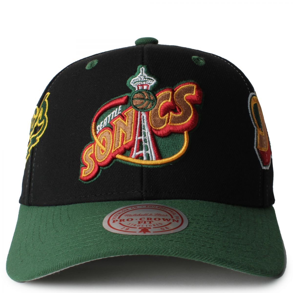 MITCHELL & NESS Overbite Pro Snapback HWC Seattle Supersonics HHSS6729 ...