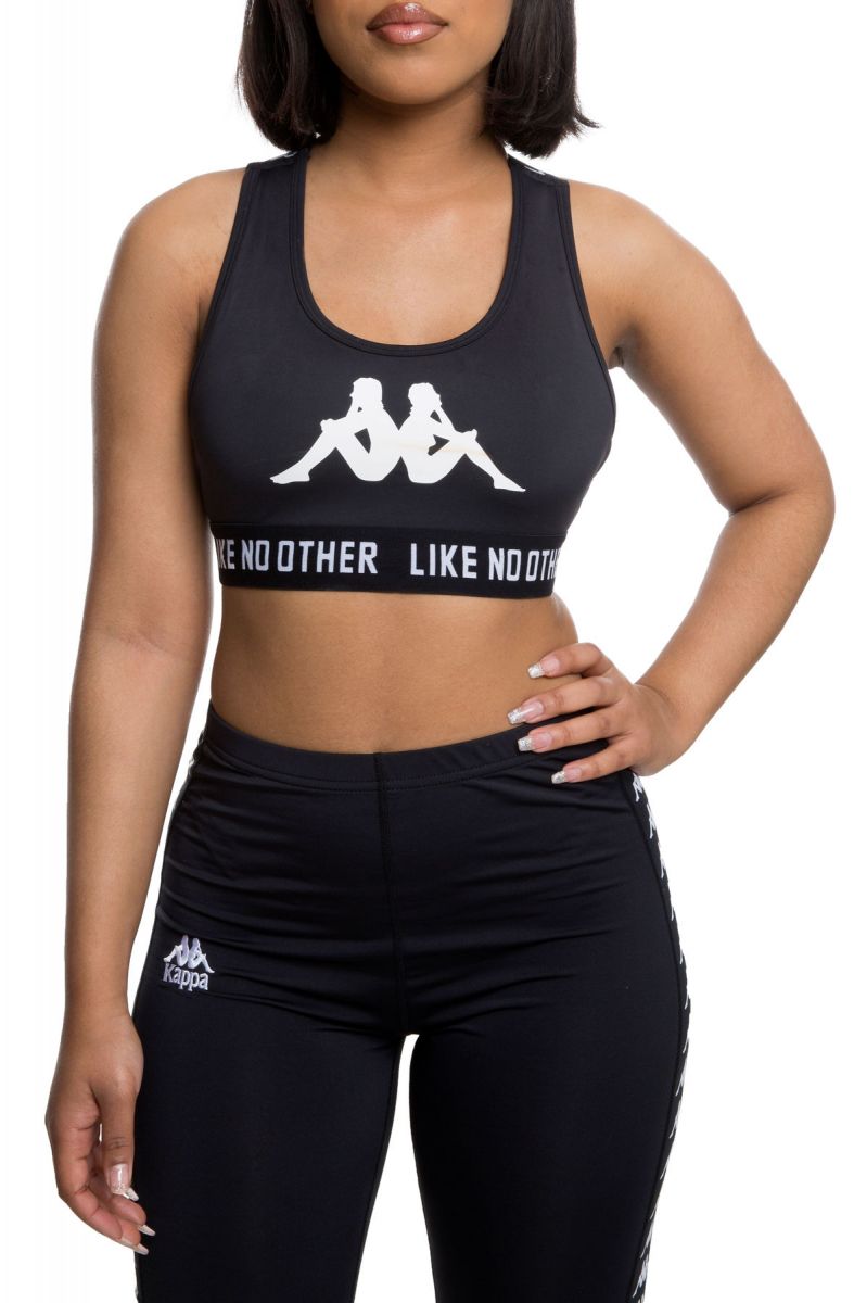 KAPPA Authentic Besunny Sports Bra in Black 304LVZ0-005-BLK - Karmaloop